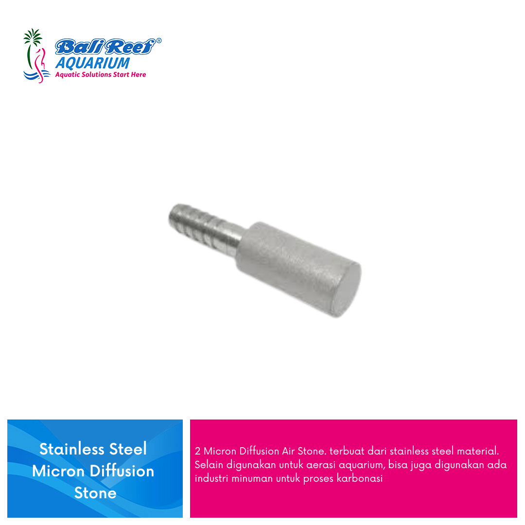 Stainless Steel Micron Diffusion Stone – Bali Reef Aquarium Online Store